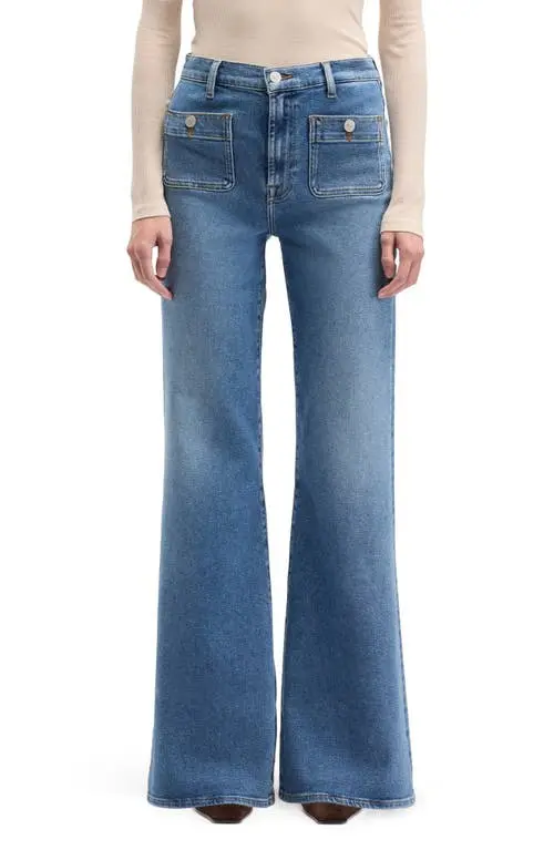 7 For All Mankind Modern Dojo High-waist Flare Jeans