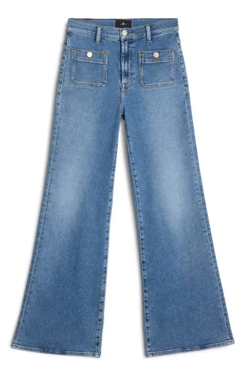 7 For All Mankind Modern Dojo High-waist Flare Jeans