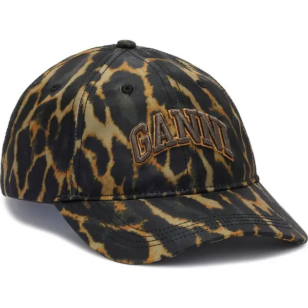 GANNI Logo Embroidered Recycled Nylon Baseball Cap - Boa
