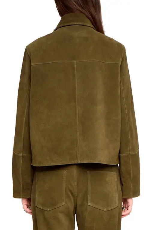 Zadig&Voltaire Lessa Suede Jacket - Treillis