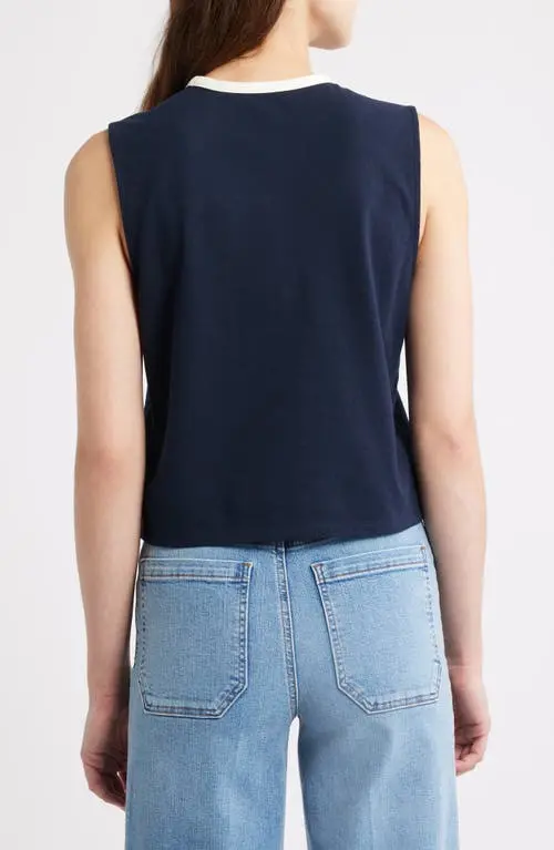 FRAME Piqué Pocket Tank