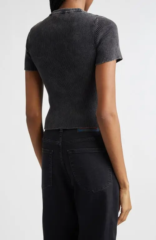 DIESEL® M-anchor-a Short Sleeve Rib Sweater