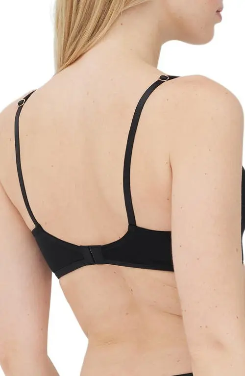 SKARLETT BLUE Entice Wireless Push-up Bra - Black/nylon
