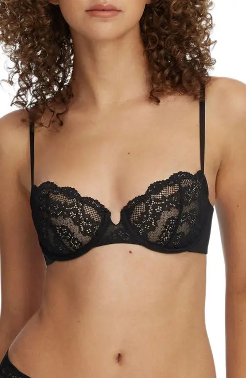 SKARLETT BLUE Impress Balconette Underwire Bra - Black