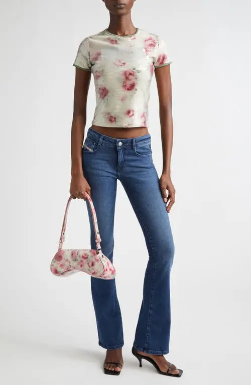 DIESEL® Unkyel Logo Sequin Floral T-shirt