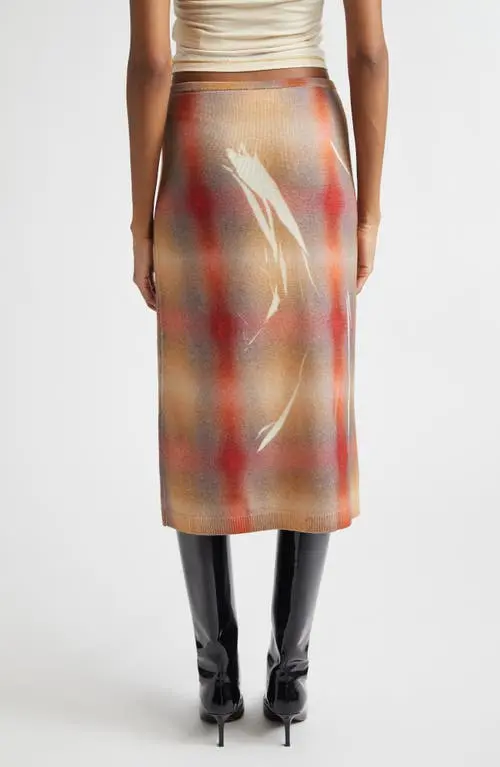 DIESEL® M-cherie Wool Midi Sweater Skirt