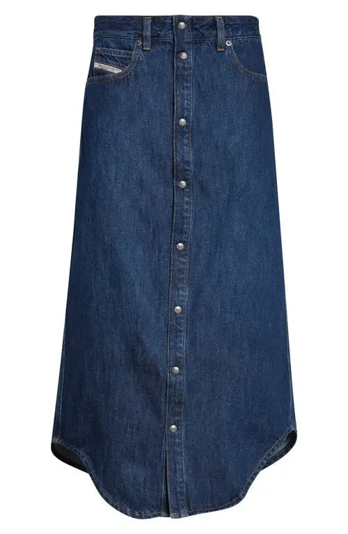 DIESEL® De-ard Midi Skirt - Denim