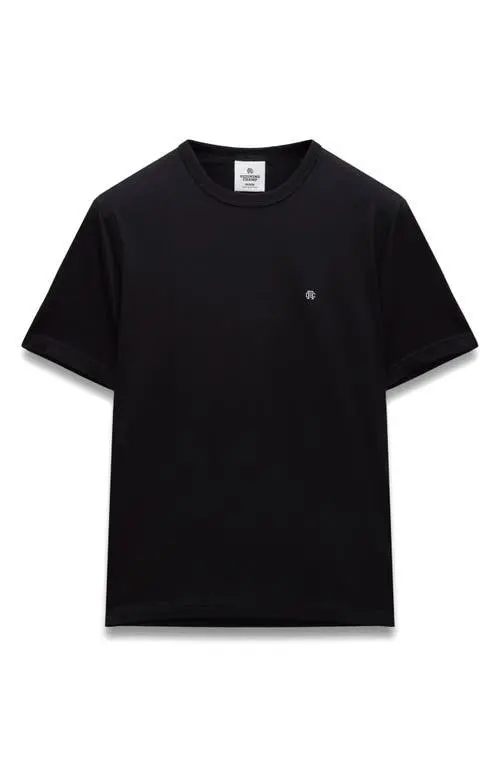 Reigning Champ Embroidered Monogram Lightweight Jersey T-shirt