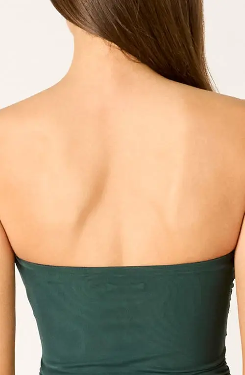 NIA Abbott Kinney Strapless Maxi Dress - Hunter