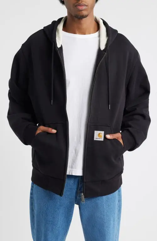 Carhartt Work In Progress Active Zip Hoodie - Black