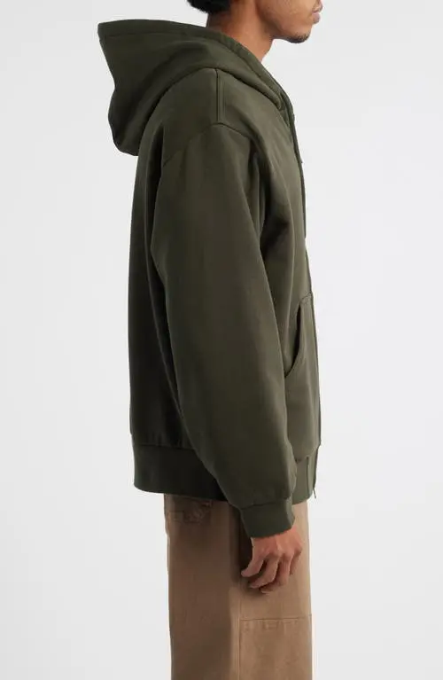Carhartt Work In Progress Active Zip Hoodie - Olive