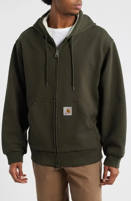 Carhartt Work In Progress Active Zip Hoodie - Olive