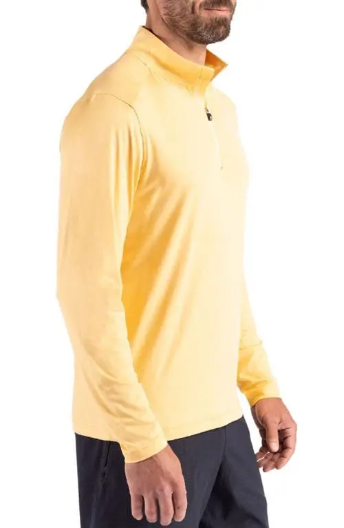 Cutter & Buck Coastline Epic Comfort Half Zip Performance Pullover - Desert
