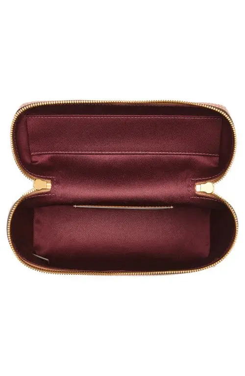 Burberry Check Coated Canvas Vanity Case