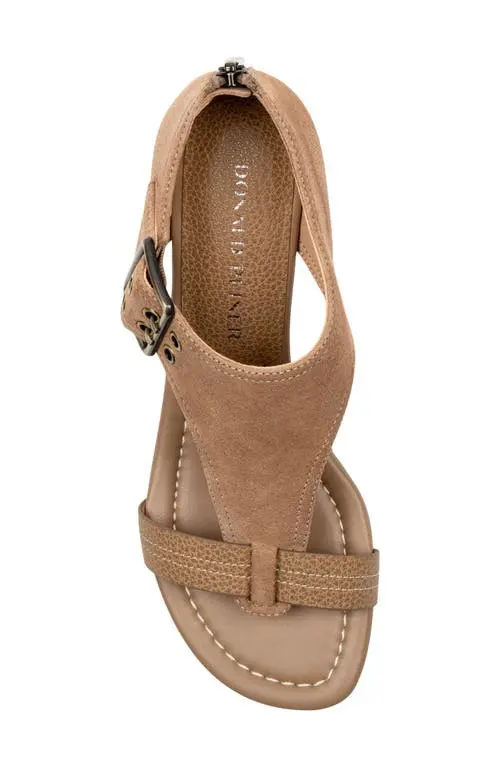 DONALD PLINER Wedge Sandal - Tobacco