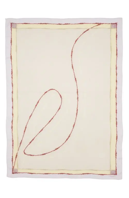 Rag & Bone Astra Scribble Wool Scarf - Lavender Multi