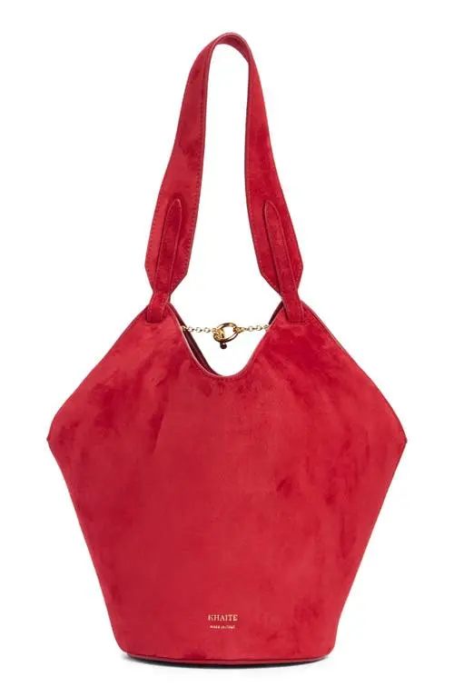 Khaite Mini Lotus Top Handle Bag - Ruby