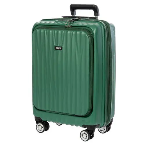 Bric'S Cervia Expandable Carry-on Spinner Luggage With Front Pocket - Dark Emerald