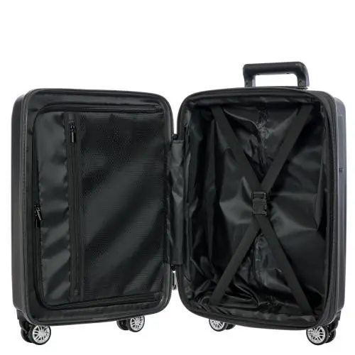 Bric'S Cervia 21" Spinner Carry-on With Front Pocket - Dark Grey