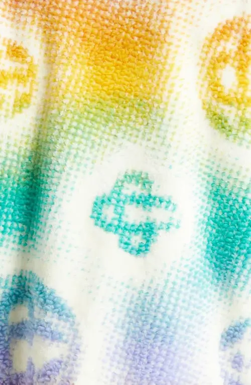 Casablanca Fleece Hooded Jacket - Halftone Monogram