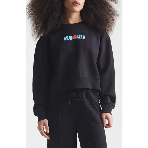 Brooklyn Industries Graphic Print Crewneck Sweatshirt