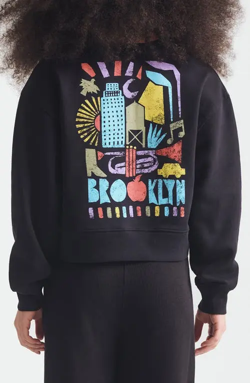 Brooklyn Industries Graphic Print Crewneck Sweatshirt
