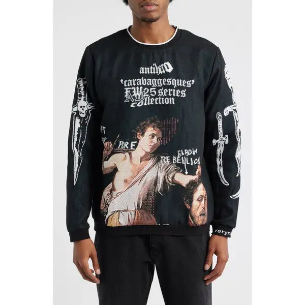 VERYRARE David Vs. Goliath Jacquard Sweatshirt