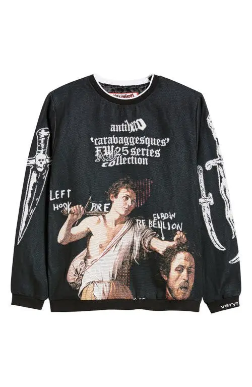 VERYRARE David Vs. Goliath Jacquard Sweatshirt