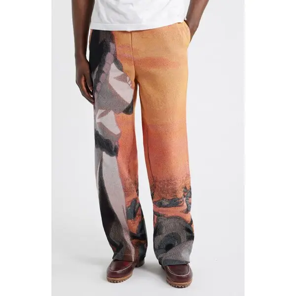 VERYRARE Orochimaru/sasuke Printed Drawstring Pants - Orange