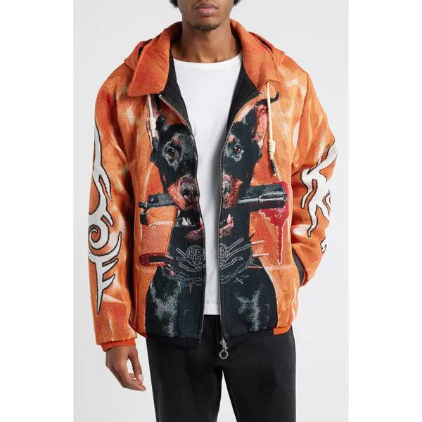 VERYRARE Printed Boxy Jacket