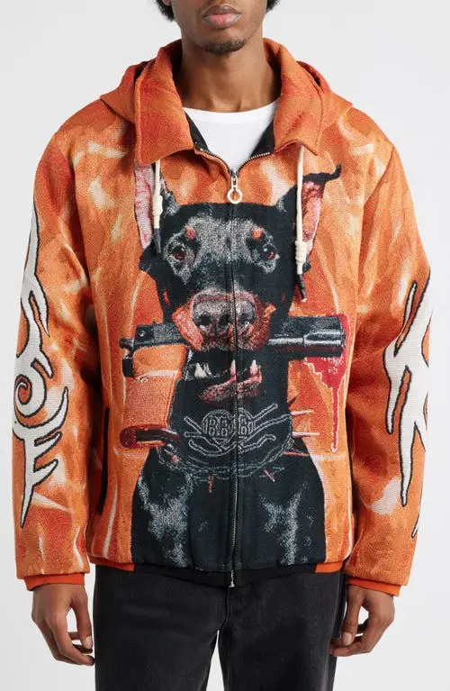 VERYRARE Printed Boxy Jacket