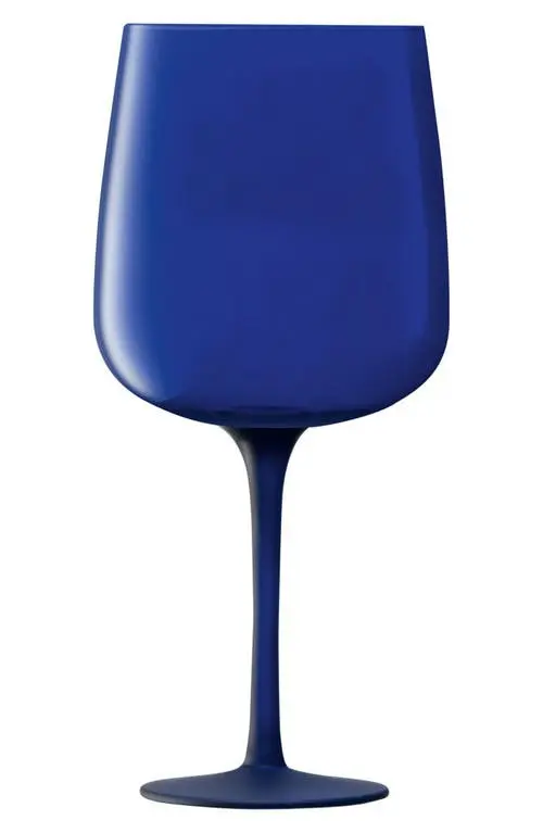 LSA Arc Contrast Set Of 4 Wine Glasses - Blue