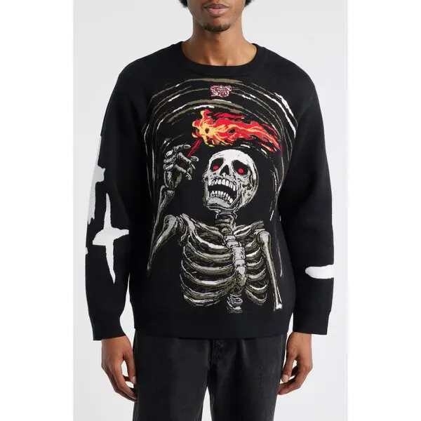 VERYRARE Jacquard Pattern Sweatshirt