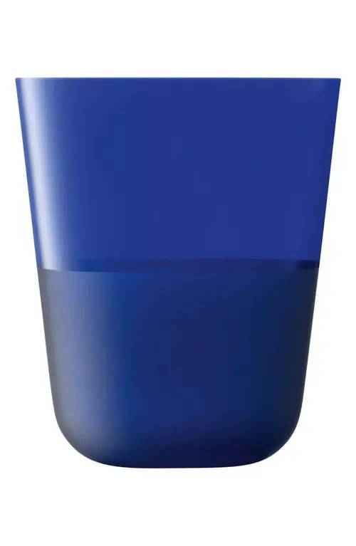 LSA Arc Contrast Set Of 4 Glass Tumblers - Blue