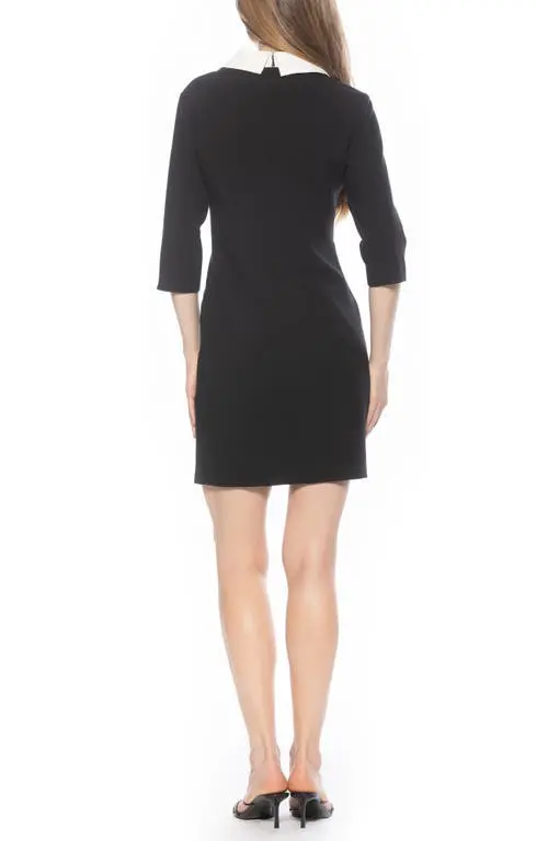 ALEXIA ADMOR Isolde Colorblock Collared Dress