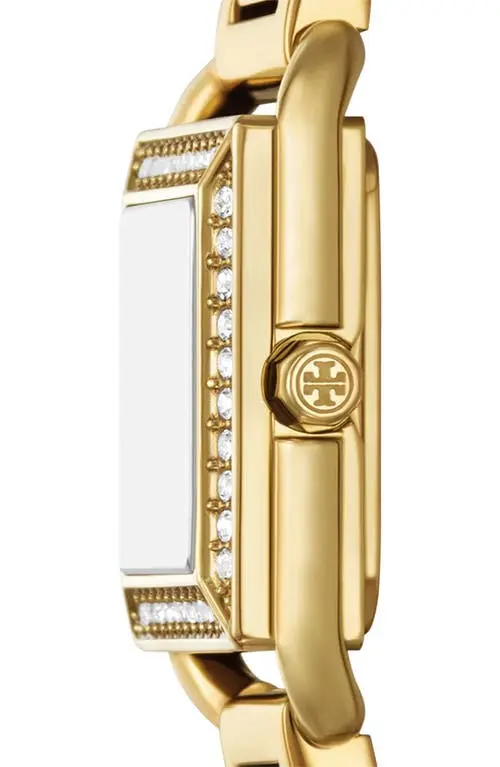 Tory Burch Kira Crystal Bezel Bracelet Watch