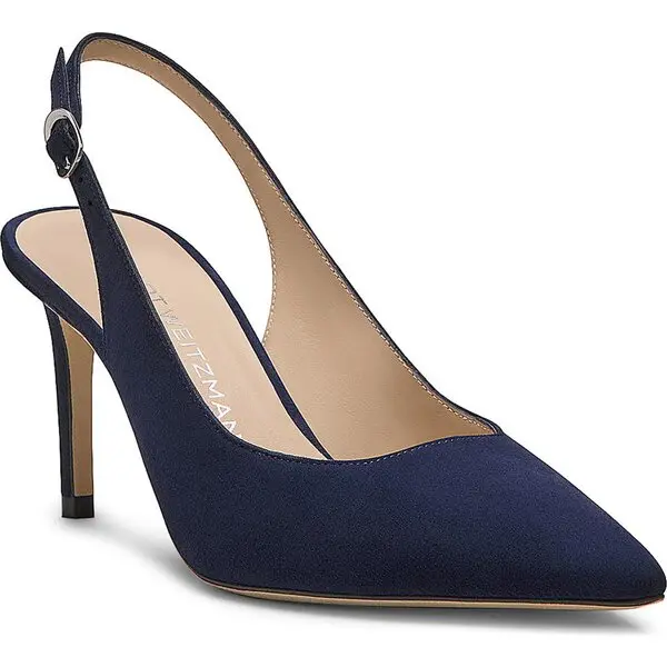 STUART WEITZMAN Power Slingback 75 Pump - Nice Blue