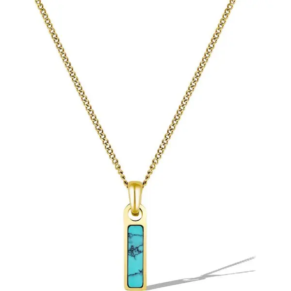 VINCERO Birthstone Pendant Necklace - Gold - December