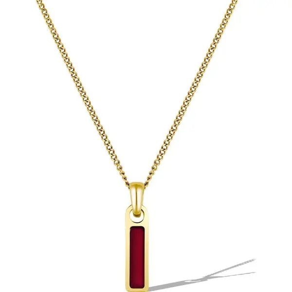 VINCERO Birthstone Pendant Necklace - Gold - July
