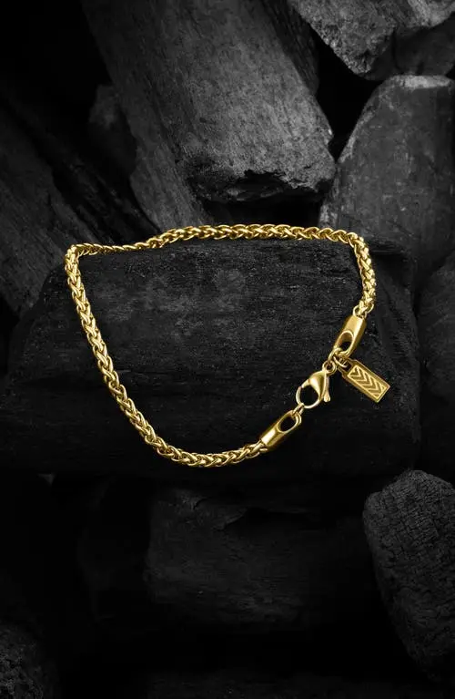 VINCERO Wheat Chain Bracelet - Gold