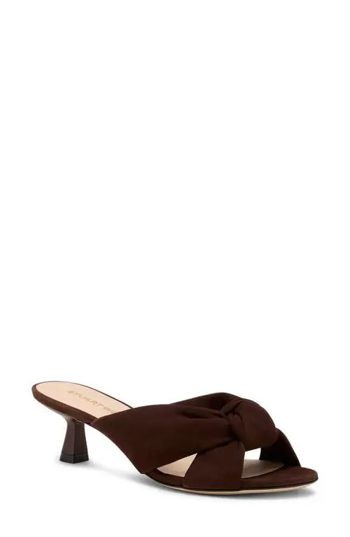STUART WEITZMAN Soplaya Slide Sandal - Walnut