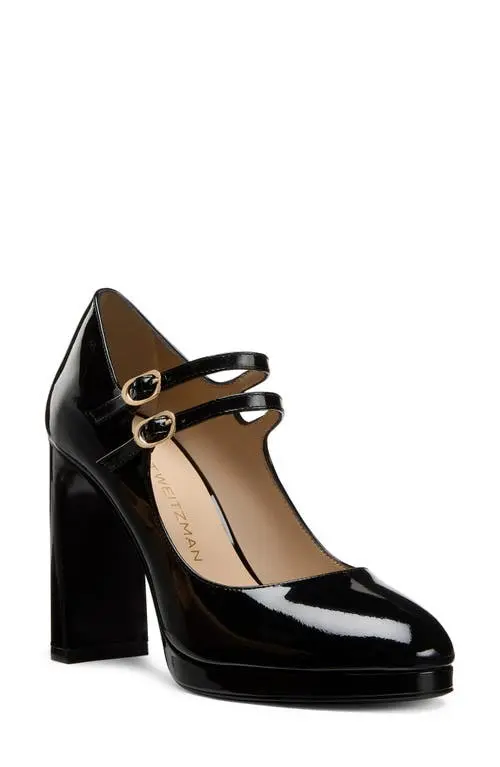STUART WEITZMAN Babette Platform Mary Jane Pumps