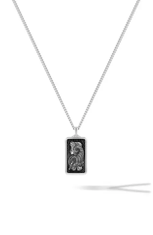 VINCERO Lady Luck Pendant Necklace - Sliver