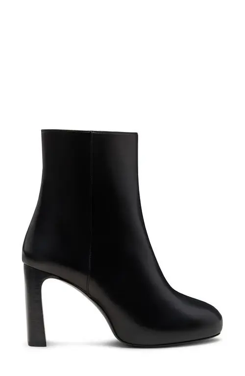 STUART WEITZMAN Babette Platform Zip Bootie - Black