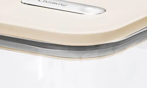 CARAWAY Set Of 5 Airtight Storage Containers - Cream