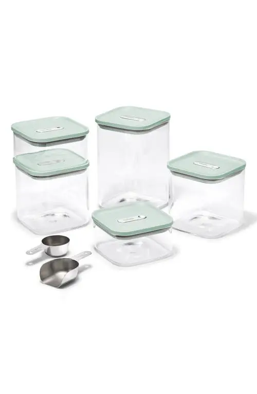 CARAWAY Set Of 5 Airtight Storage Containers - Mist