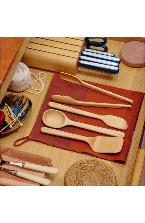 CARAWAY 4-piece Birch Kitchen Utensil Set