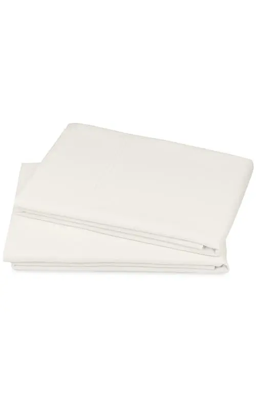 CALIFORNIA DESIGN DEN Set Of 2 Pillowcaseshotel Luxe 800 Thread Count 100% Cotton Sateen - Eggshell Cream