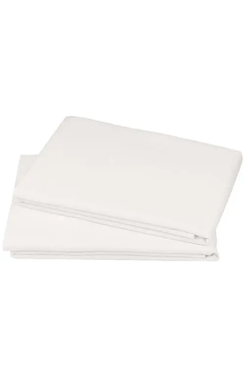 CALIFORNIA DESIGN DEN Set Of 2 Pillowcaseshotel Luxe 800 Thread Count 100% Cotton Sateen - True Ivory