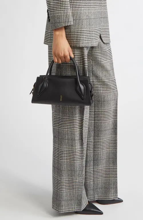 CHRISTIAN LOUBOUTIN Mini Lambskin Baguette Bag - Black